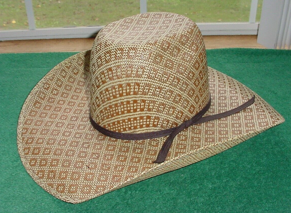 Texas Hat Company 20X Straw Cowboy Hat Ten Gallon Kids ? Small 21 ...