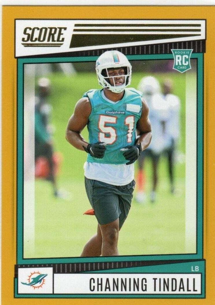 2022 Score - Rookies Channing Tindall #355 Orange (RC) for sale online ...