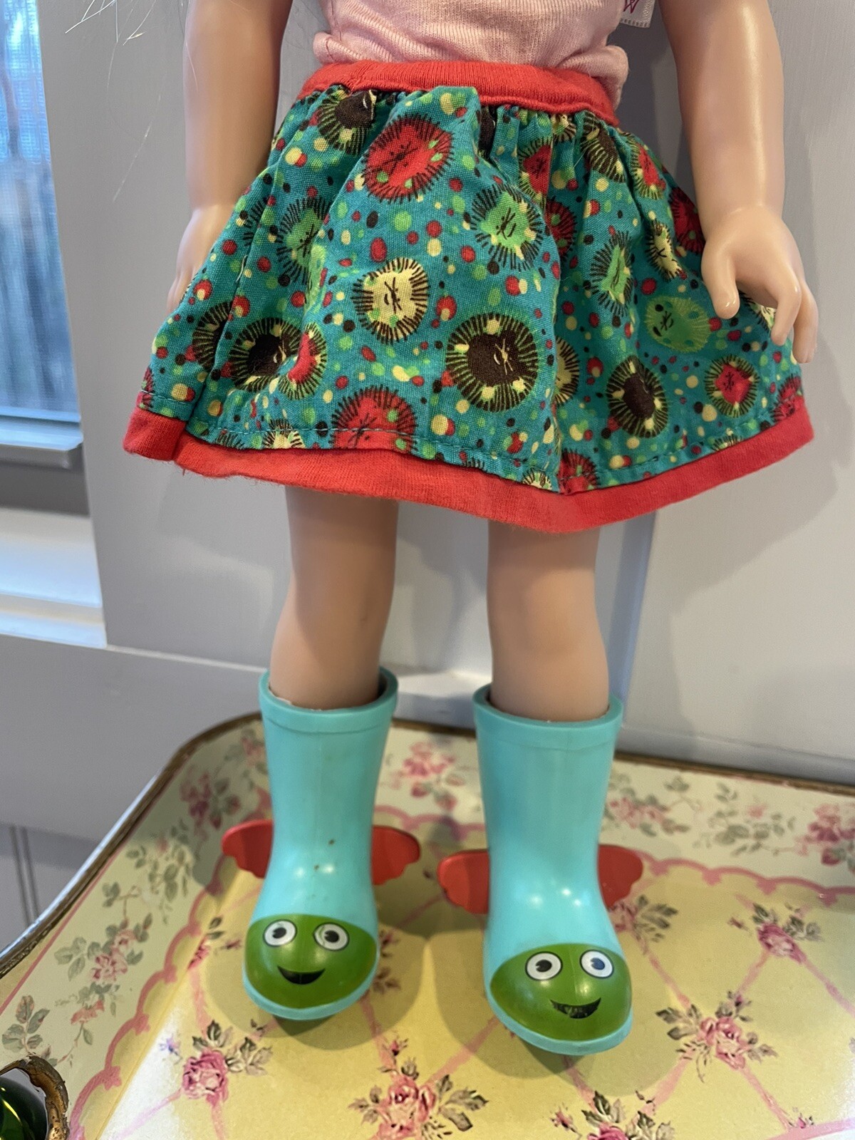 American Girl Wellie Wisher Camille Doll w/ Clothing Boots Blond Hair ...