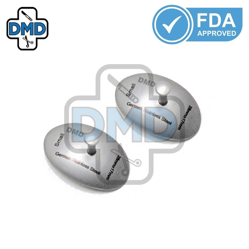 Corneal Eye Shield Stainless Steel | S 26mm X 17mm | Laser Eye ...