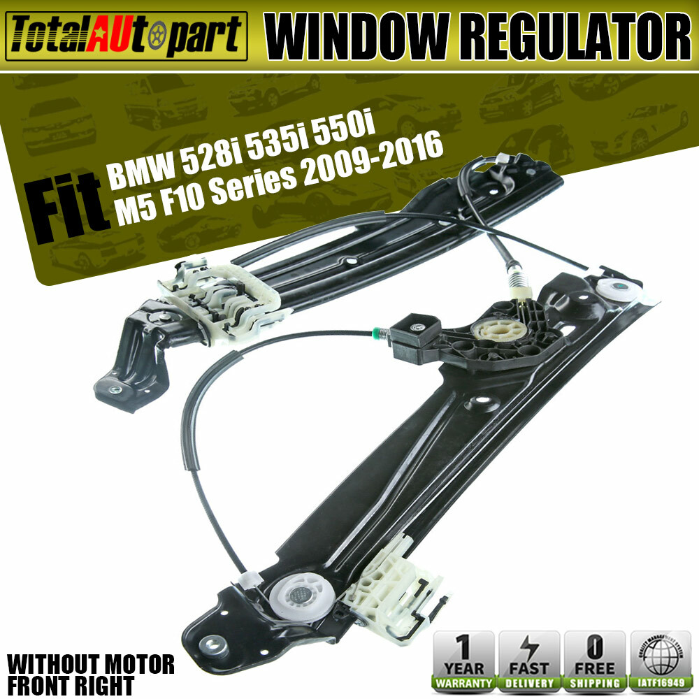 Window Regulator w/o Motor Front Right Passenger for BMW F10 F11 528i ...