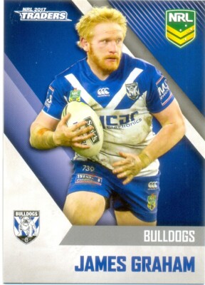 2017 NRL TRADERS COMMON Card - 023 James Graham - Bulldogs | eBay Australia