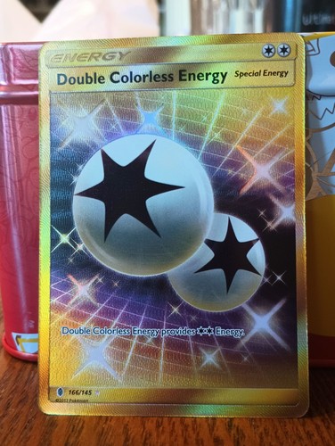 Double Colorless Energy 166/145 Gold Secret Rare Pokemon Guardians ...