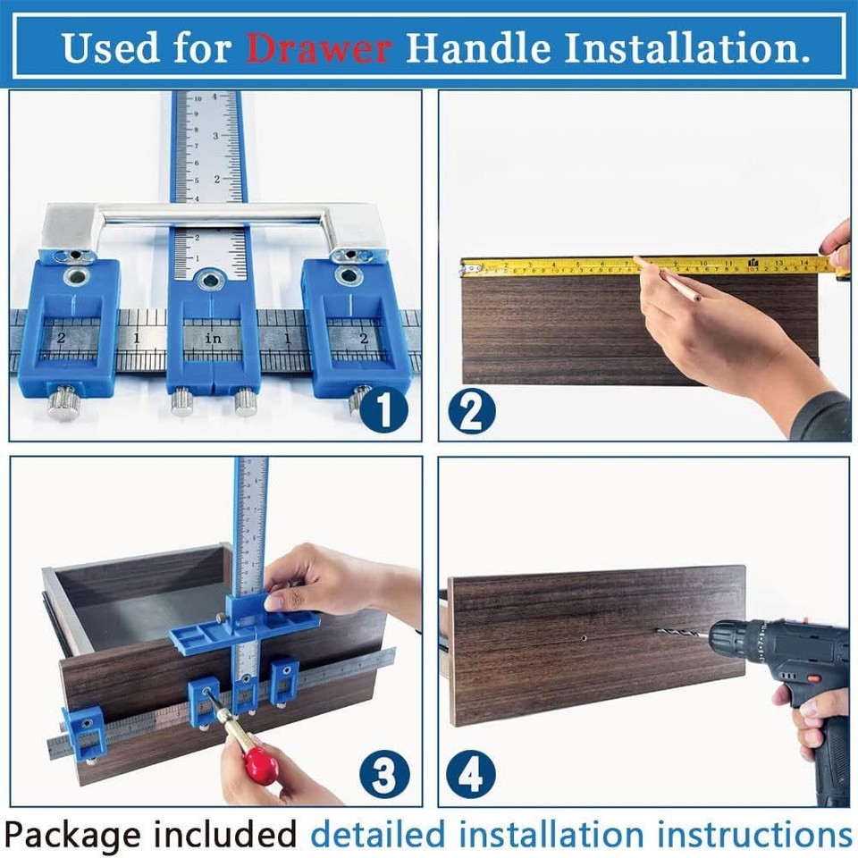 King&Charles Cabinet Hardware Jig, Cabinet Handle Jig with Automatic ...