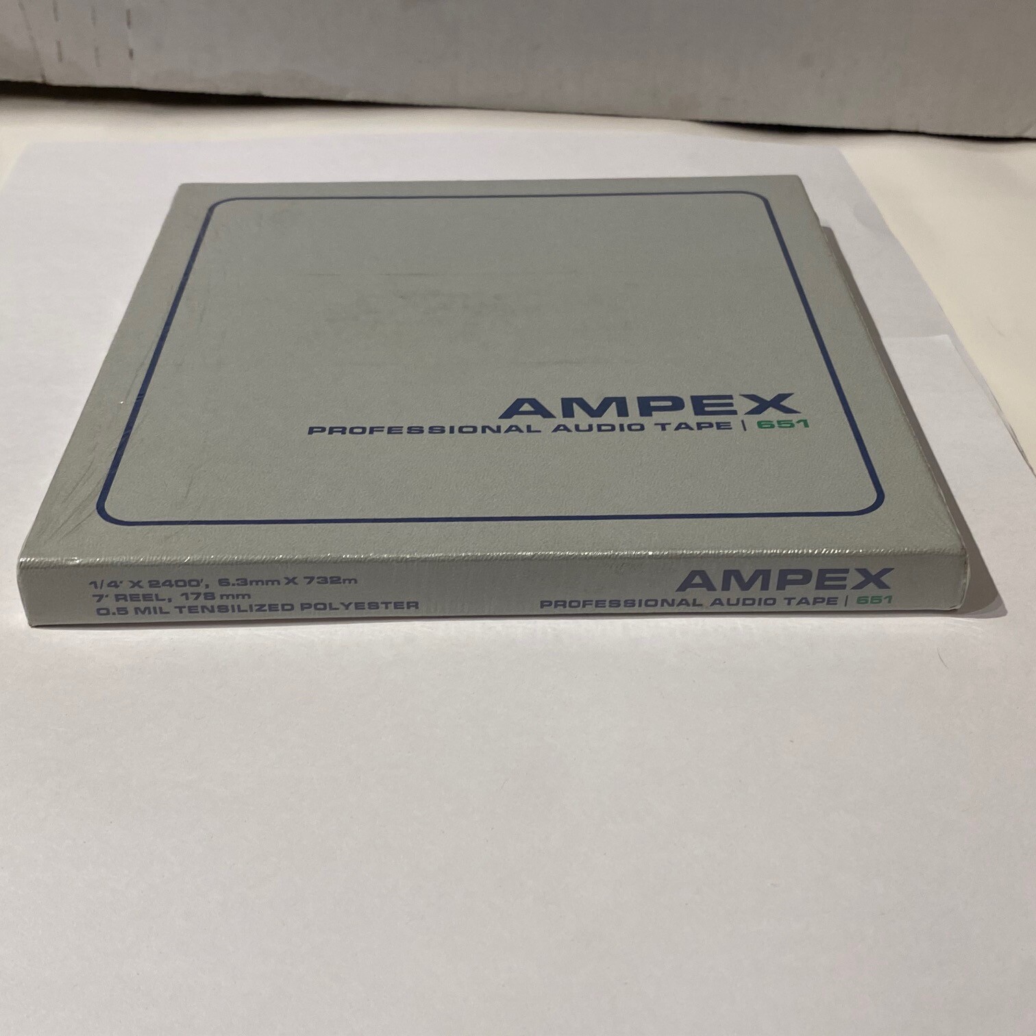 REEL-REEL TAPE AMPEX PROFESSIONAL AUDIO TAPE | 651 1/4" X 2400 FT STILL ...