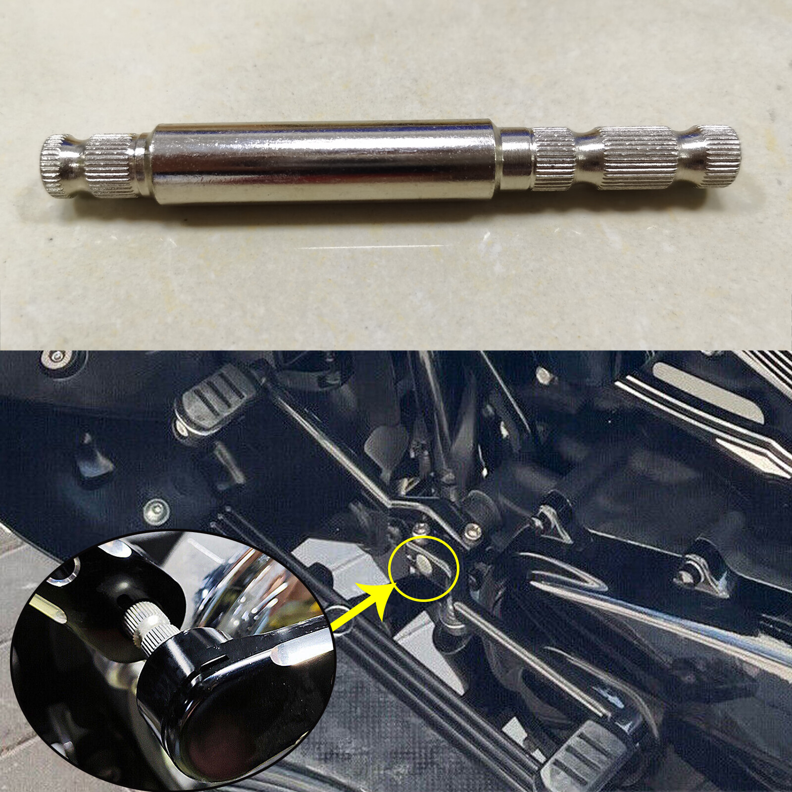 Inner Shifter Lever Shaft For Harley Touring Electra Street Glide Road King FLHR | eBay