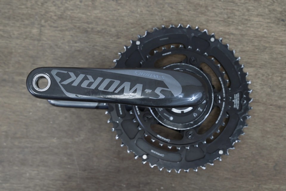 172.5mm 52/36T BB30 Specialized S-WORKS Quarq Power Meter Carbon ...