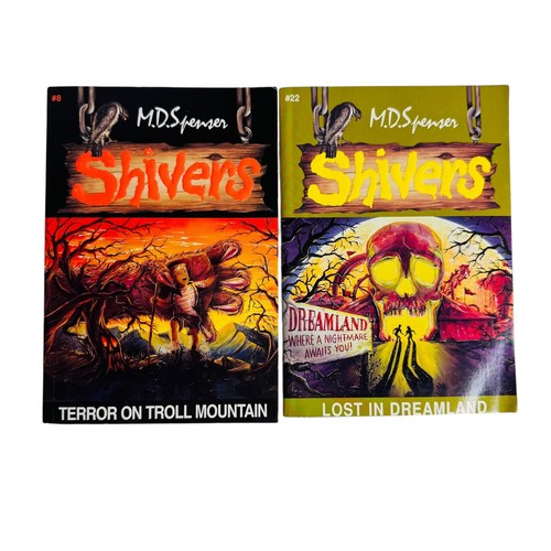 Shivers Books M.D. Spenser Terror on Troll Mountain Lost in Dreamland ...