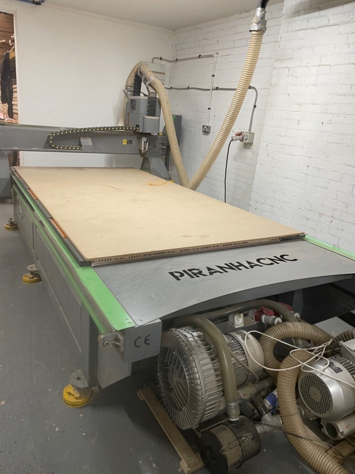 Piranha Pro CNC Router Networkable Large Bed 10 x 5, 3050 x 1525 | eBay UK