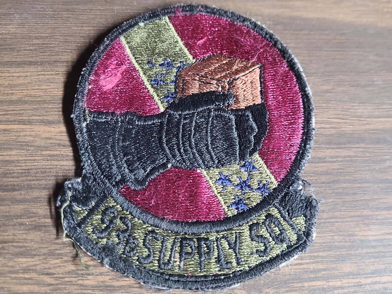 USAF AIR FORCE 93rd Supply Squadron Patch SUBDUED VINTAGE ORGINAL ...