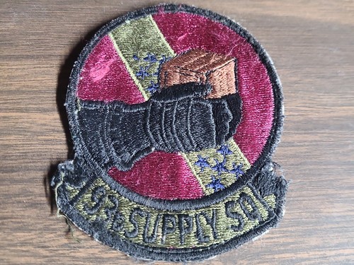 USAF AIR FORCE 93rd Supply Squadron Patch SUBDUED VINTAGE ORGINAL ...