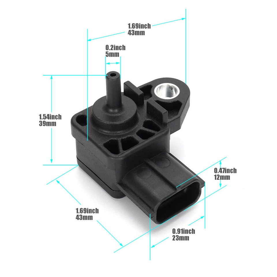 MAP Sensor For Mazda Protege 1999-2002 Protege5 2002-2003 RX-8 2004 ...