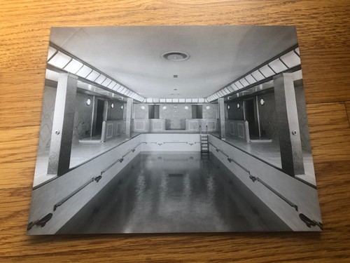 RMS Queen Elizabeth Photo 1st-Class Swimming Pool / Cunard White Star ...