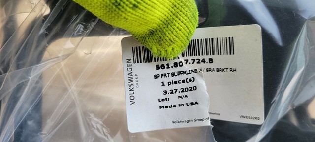 VW Volkswagen OEM PASSAT Front Bumper-bumper Cover Side Support Right ...