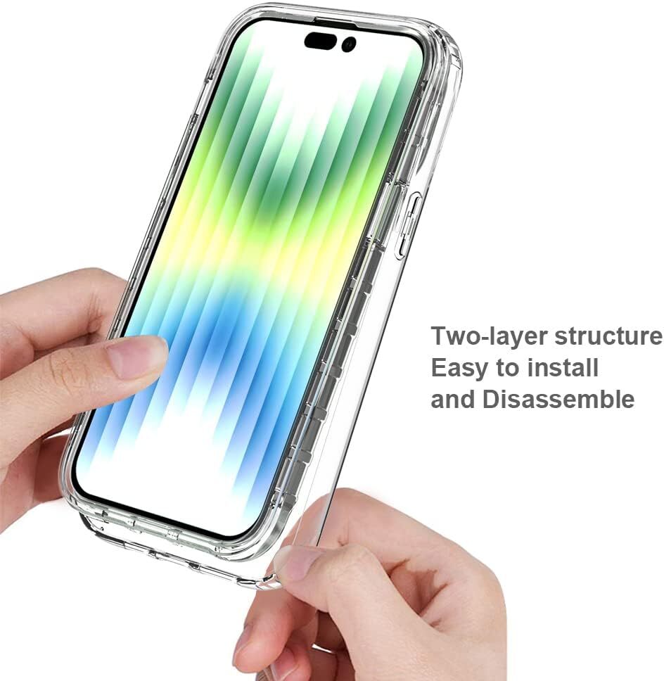 Cover 360° per Apple iPhone 15 / Plus / Pro / Pro Max Custodia Fronte ...