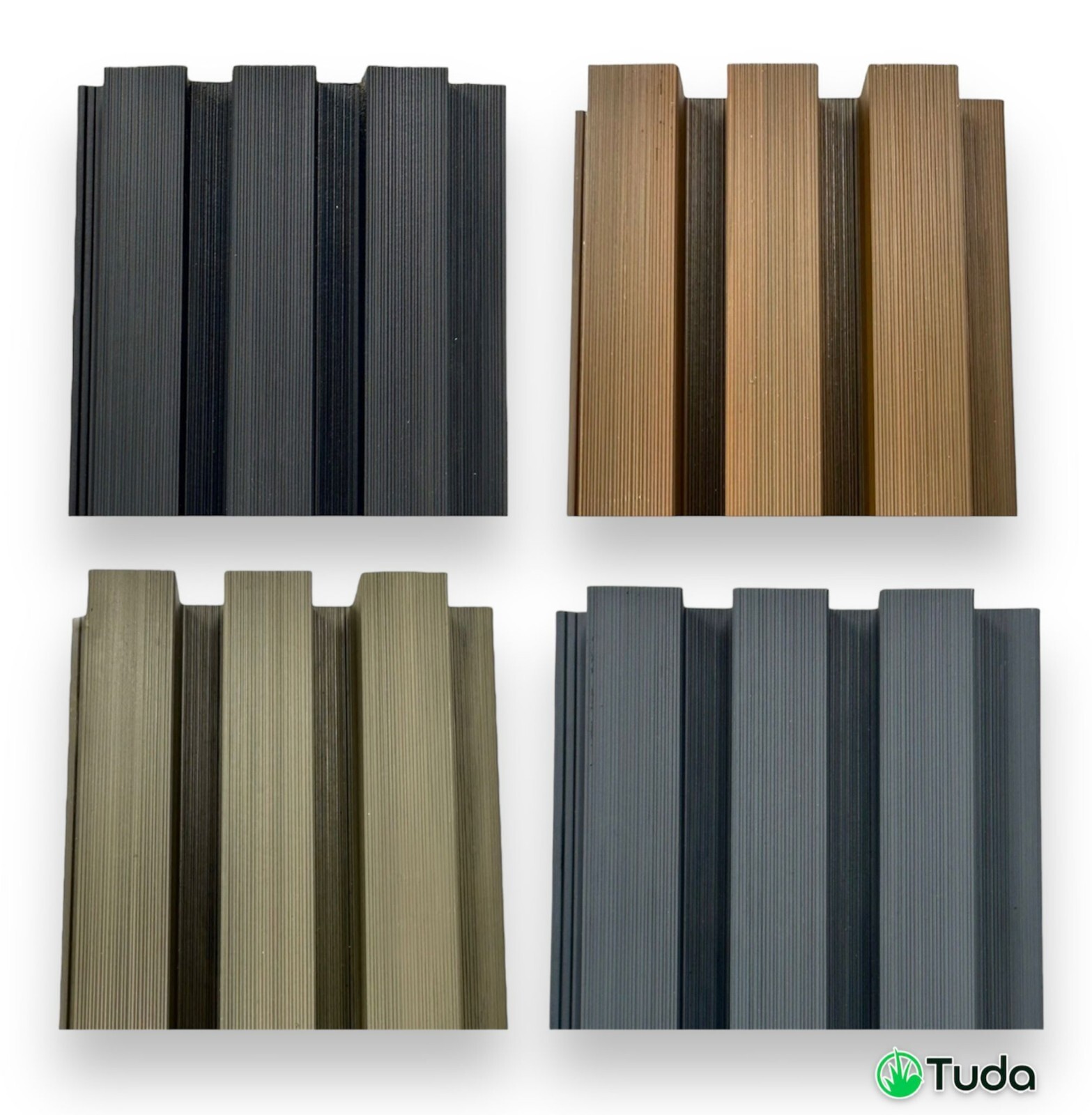 Co extrusion - Square Slatted Composite Cladding - 3.6m length - series ...