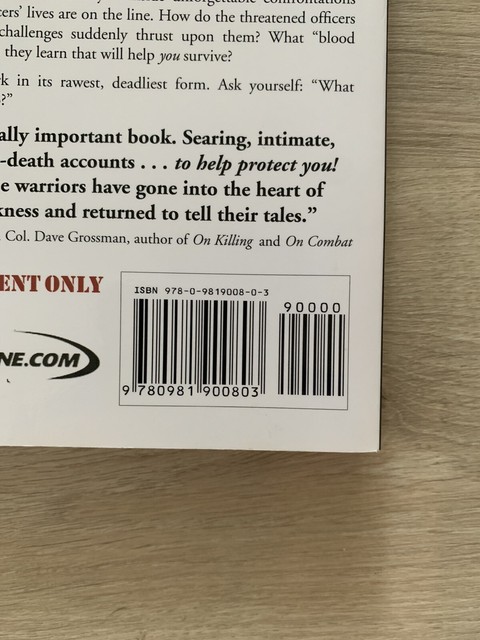 Blood Lessons What Cops Learn From Life-or-death Encounters by Charles ...
