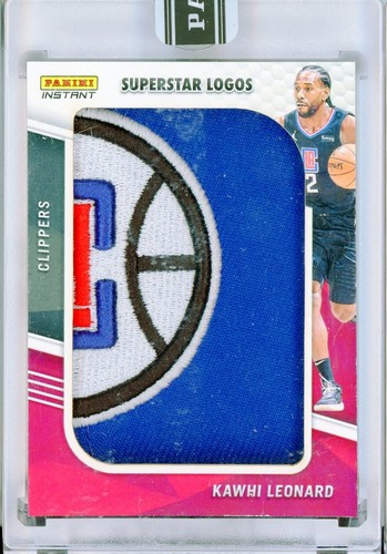 2021-22 Panini Instant Superstar Logos KAWHI LEONARD Jersey Patch Jumbo ...