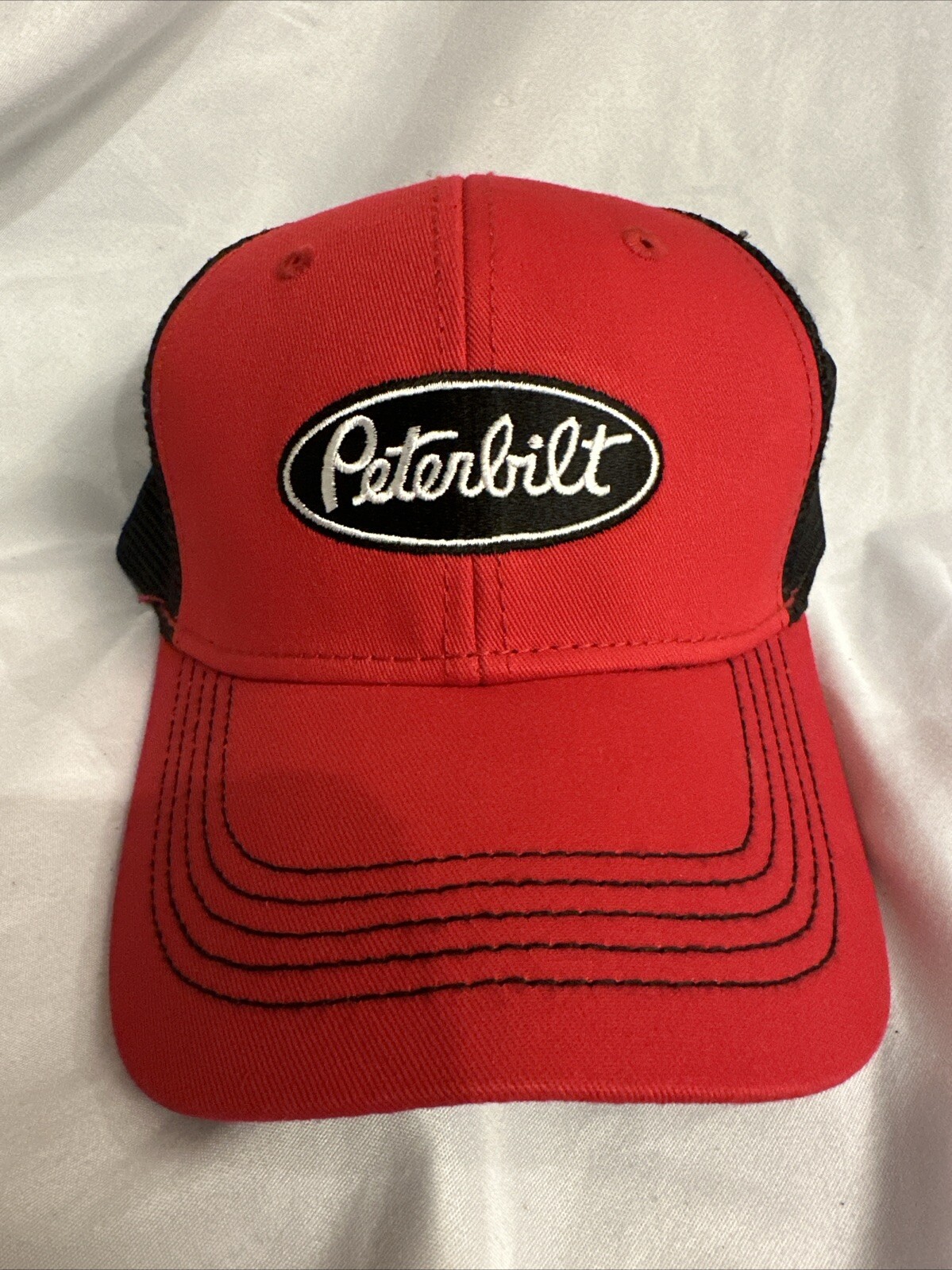 Peterbilt Tri Color Mesh Classic Mens Snapback Trucke… - Gem