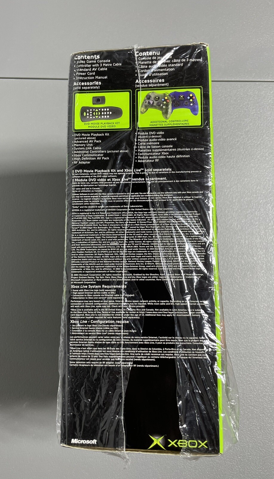 Microsoft Original Xbox Halo 2 SE Translucent Blue Console BRAND NEW ...