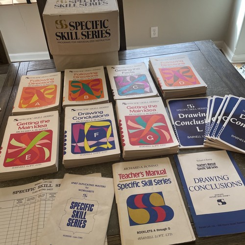 Specific Skill Series Multi-level Set Lot Of 62 Vintage 1970s Richard ...