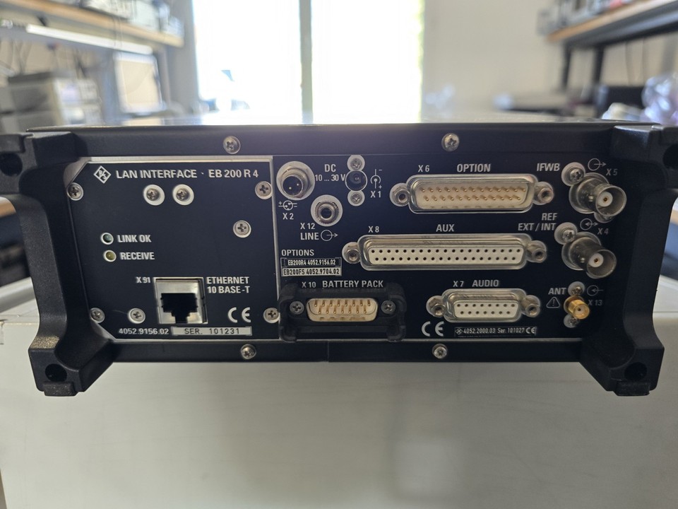Rohde & Schwarz EB200 Miniport Receiver 10KHz 3 GHz tested | eBay