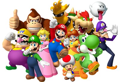 Super Mario Kart Iron On Transfer For T-Shirt + Light & Dark Color ...