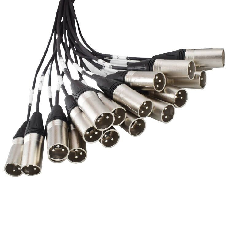 PRORECK 16-Channel Circuit Board Splitter Snake Cables XLR TRS Combo ...