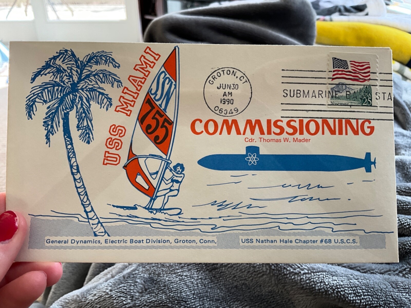 COMMISSIONING USS MIAMI SSN-755 1990 Cover | eBay