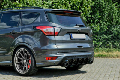 Exclusive Rear Bumper diffuser addon For Ford Kuga MK2 C520 + Escape ...