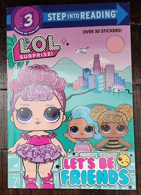 L.O.L. Surprise Let's Be Friends Level 3 Book With 30+ Stickers Brand ...