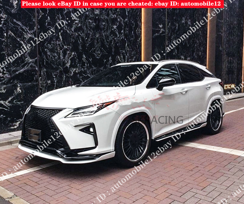 REAL CARBON FIBER FRONT BUMPER LIP SPLITTER FOR LEXUS RX350 RX450 2016 ...