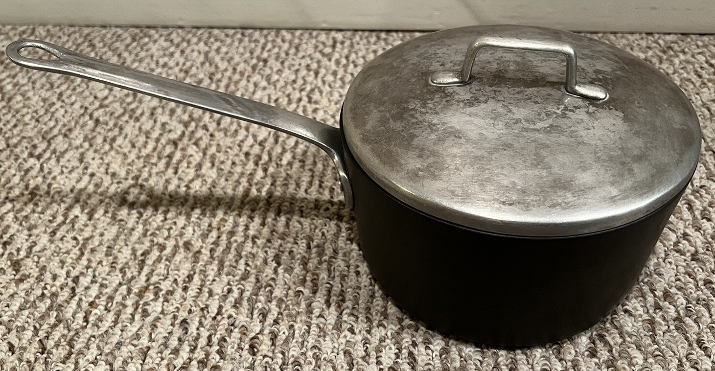 Vintage GHC MAGNALITE POT/PAN W/LID: 3 Quart, Long Handle, Aluminum ...