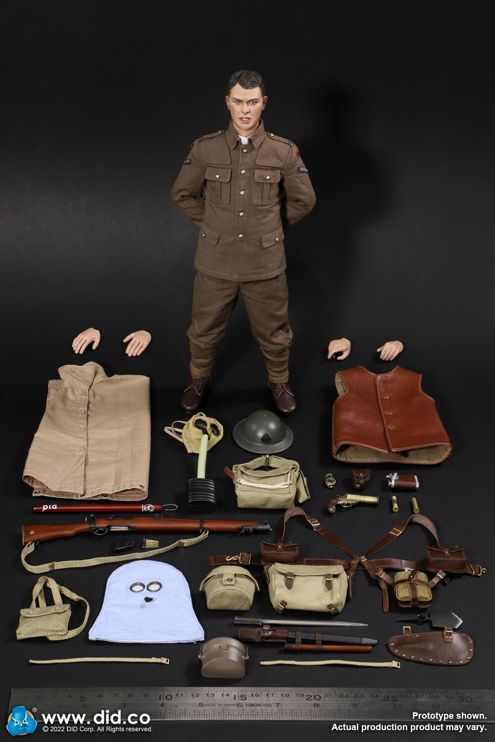 1:6 scale DiD WWI British infantry Lance Corporal Tom 12" Action Figure ...