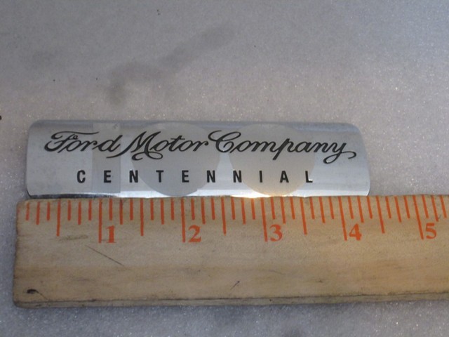 OEM Ford 100th Anniversary Centennial Emblem 2003 Taurus Mustang Focus ...
