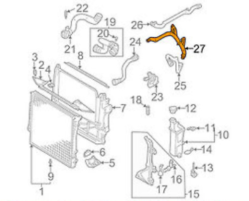 NEW BMW X3 E83 WATER PUMP COOLANT PIPE 11537502000 7502000 OEM | eBay