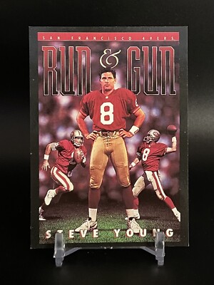 1993 Skybox Run & Gun STEVE YOUNG San Francisco 49ers #CB10 HOF | eBay