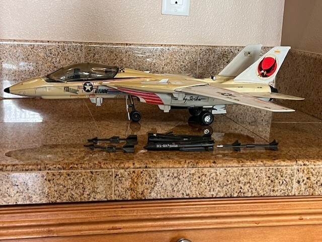 1/18 1983 G.I. Joe Skystriker XP-14F Combat Jet repaired gear | eBay