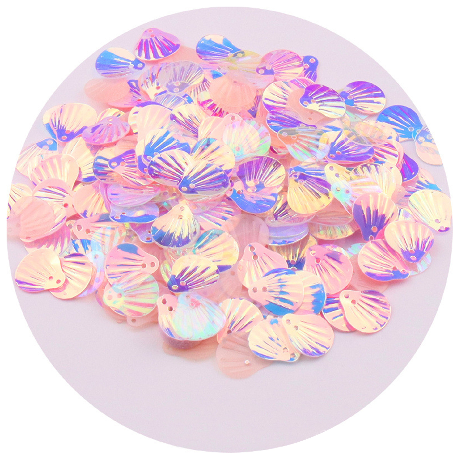 Diy Sequins Exquisite Multi-use Hologram Seashell Sequins with Hole ...