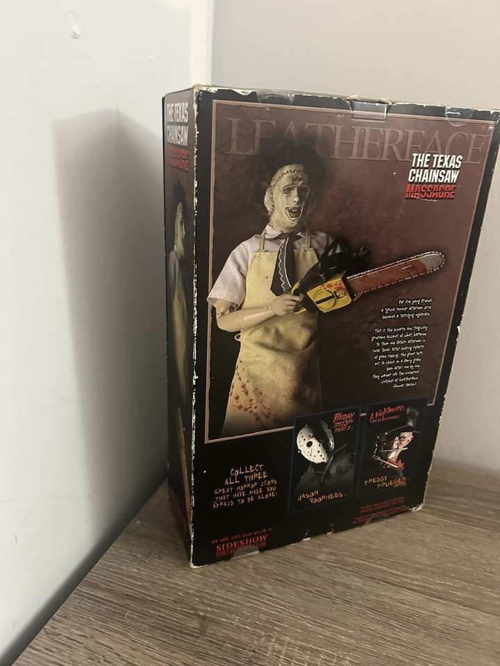 2003 12" Sideshow Texas Chainsaw Massacre Leatherface Figure Unopened | eBay