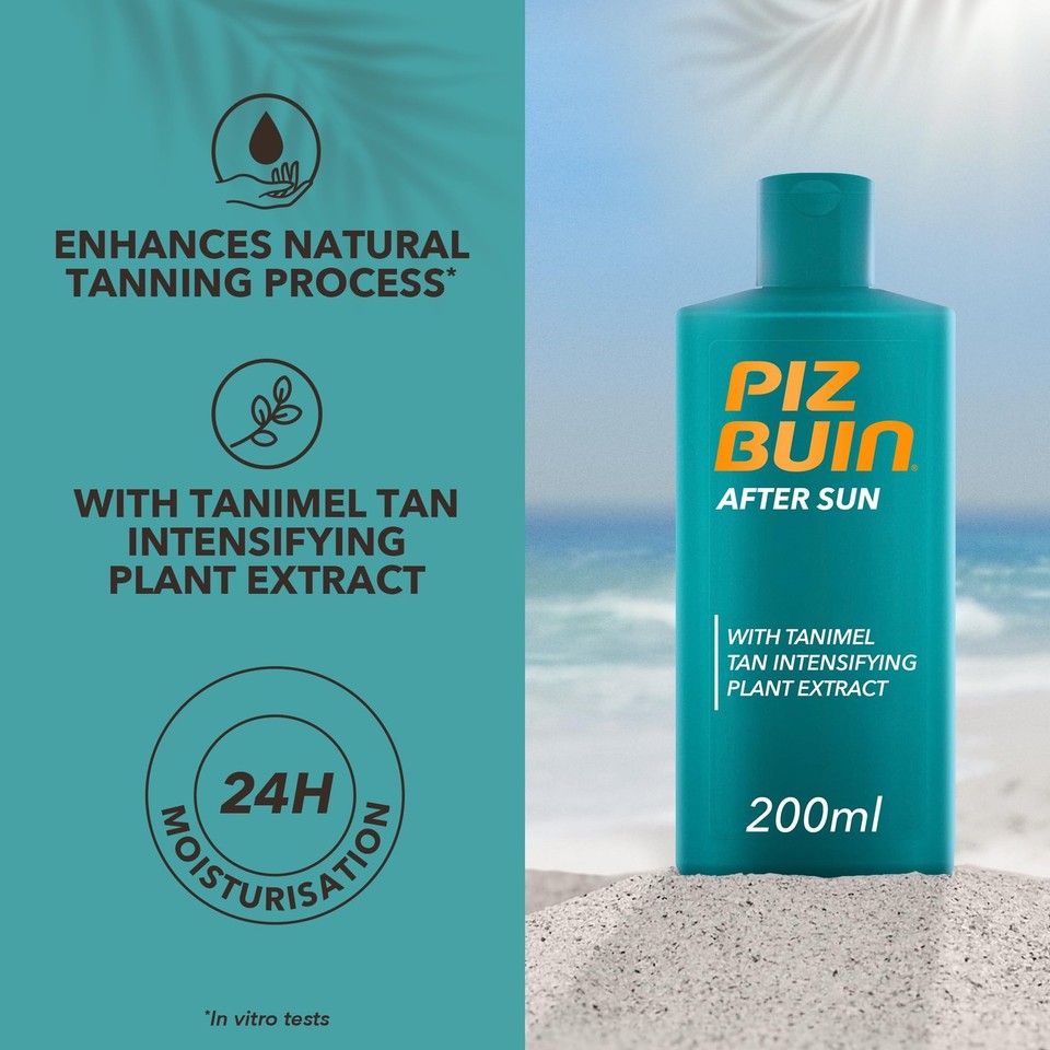 After Sun Tan Intensifying Moisturising Lotion (200ml) Nourishing ...