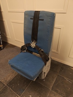 Forward Facing Observer Seat Aircraft Airline Simulator Folding Chair ...