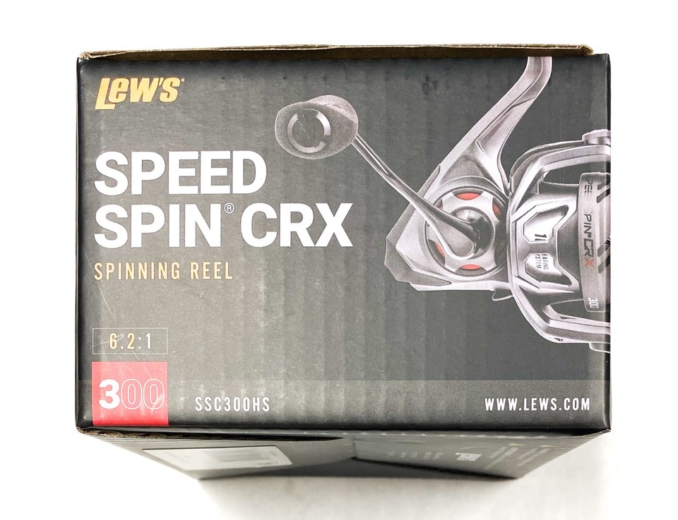 Lew's Speed Spin CRX Spinning FISHING Reel 300 SSC300HS FACTORY SEALED ...