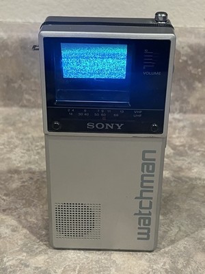 📺 Vintage 1980s Sony Watchman Model FD-20A Handheld Walkman TV Working ...
