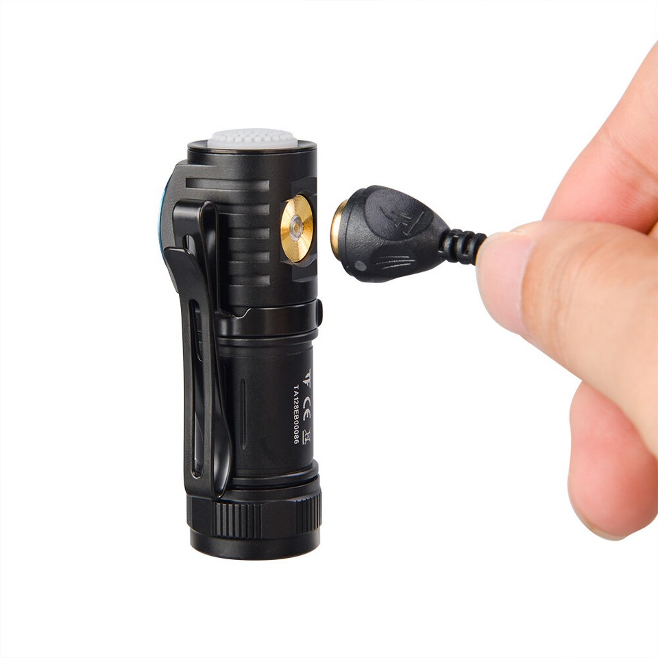 Trustfire MC12 Magnetic Rechargeable LED Flashlight Working Light Torch ...