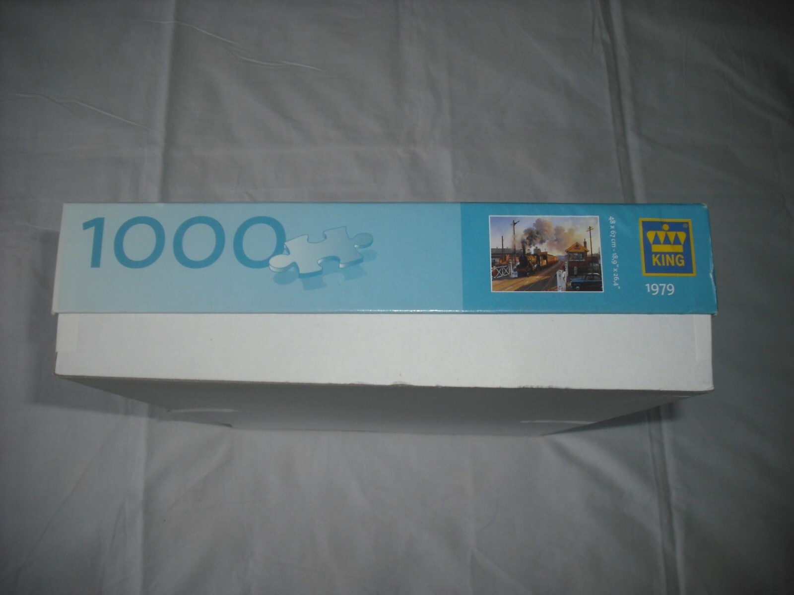 King jigsaw puzzle steam train at halstead malcolm root 1000 pieces ...