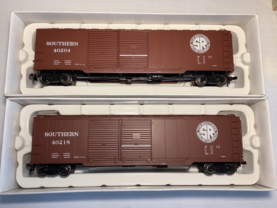 2 HO PROTO 2000 SOUTHERN 50' AUTOMOBILE BOX CAR SOU #40218 & #40204 | eBay