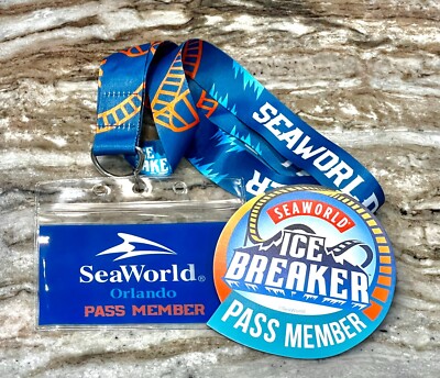 SeaWorld Ice Breaker Magnet and Lanyard Exclusive to Pass Members - New ...