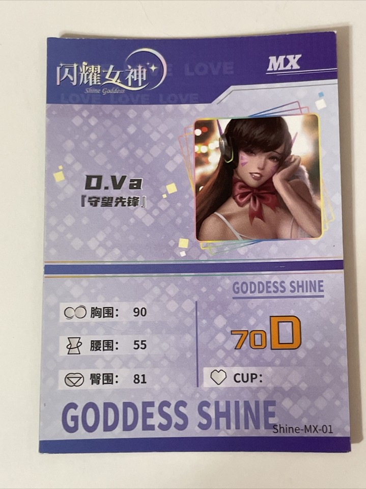 DVA Overwatch MX-01 Shine Goddess Story Shining Booster Anime Card | eBay