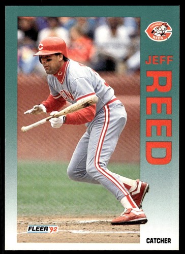 1992 Fleer Baseball Card Jeff Reed Cincinnati Reds #418 | eBay